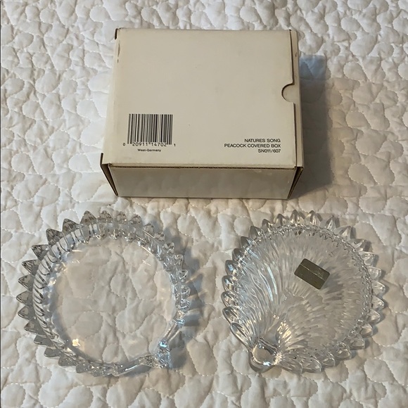 Mikasa | Accents | Mikasa Germany Crystal Box Peacock Nib | Poshmark